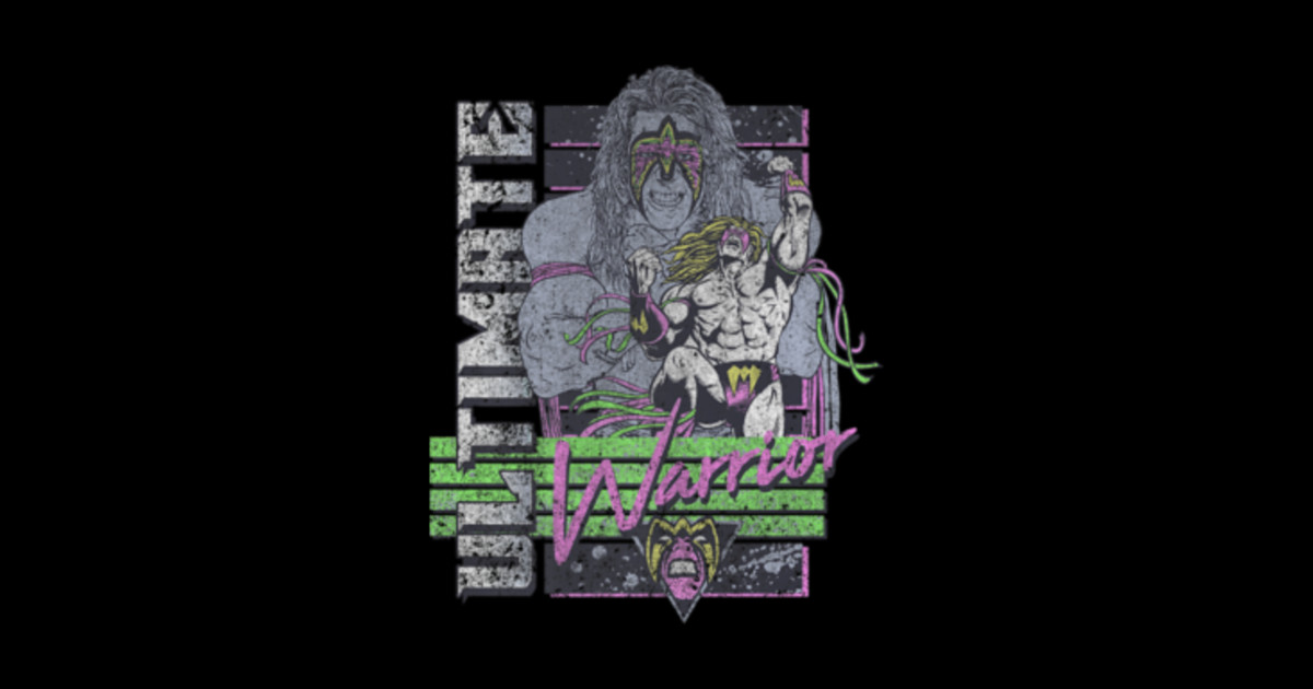 Ultimate Warrior Retro - Ultimate Warrior - Sticker | TeePublic