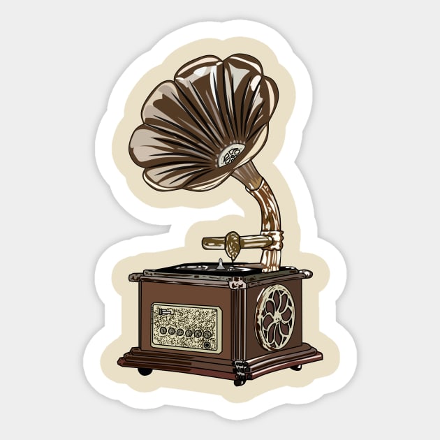 Turntable cartoon illustration - Turntable Cartoon Illustration ...