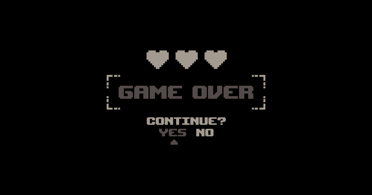 Retro Game Over Continue? - Retrogaming - Posters and Art Prints ...