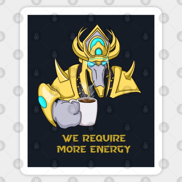 More Energy - Protoss - Sticker | TeePublic