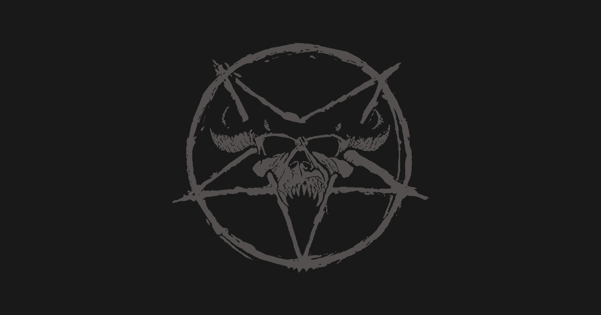 Danzig Skull Pentagram // Retro Halftone Art Style - Music Lover - T ...