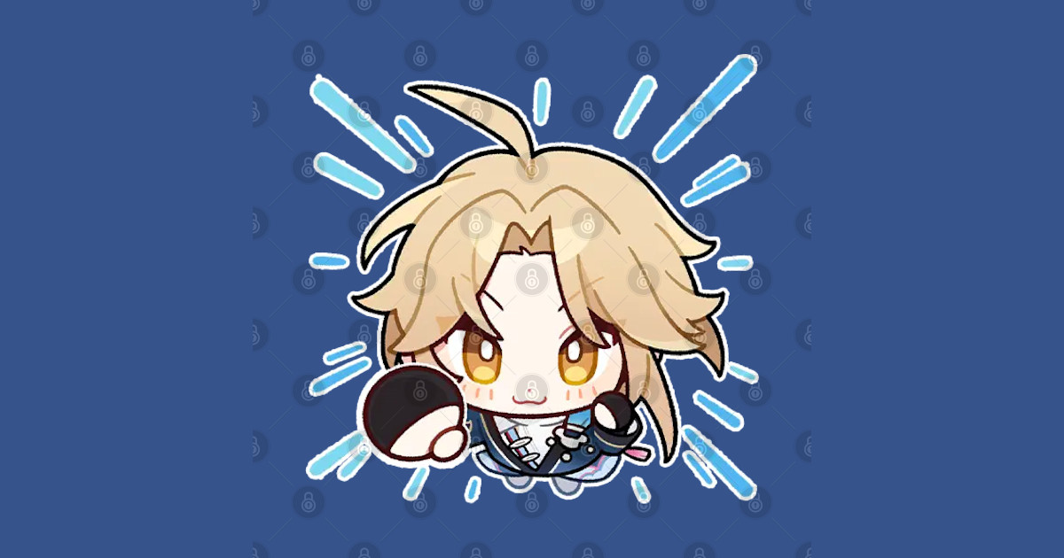 Honkai Star Rail Chibi Yanqing 3 - Honkai Star Rail - T-Shirt | TeePublic