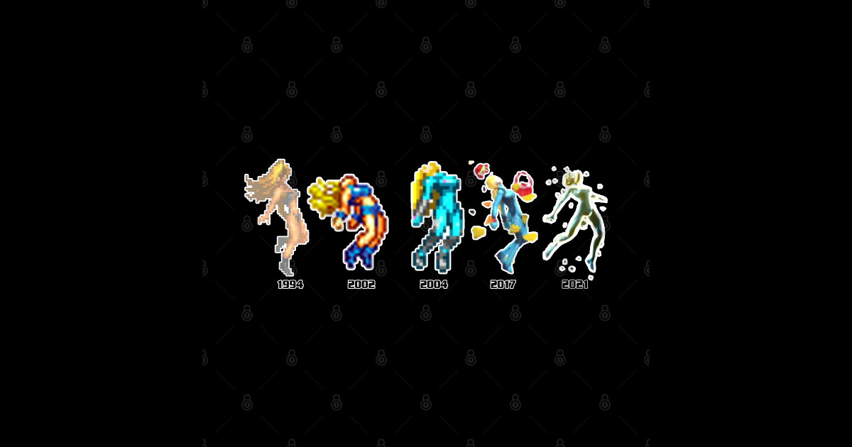 Samus Death Evolution - Metroid - Posters and Art Prints | TeePublic