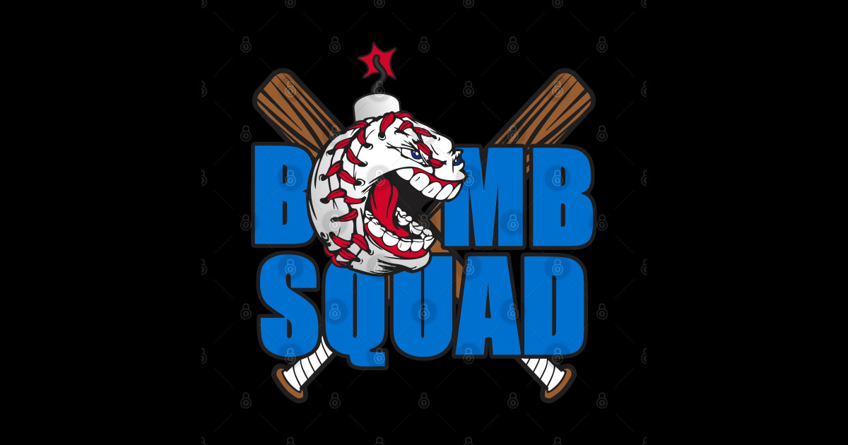 Bomb Squad Baseball Logo - Bomb Squad Baseball - Sticker | TeePublic