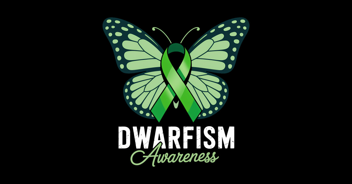 Dwarfism Awareness Month Green Ribbon Butterfly - Dwarfism Awareness ...