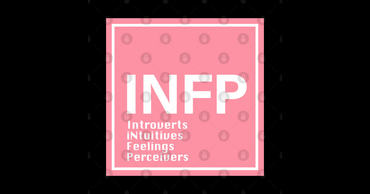 MBTI INFP - Mbti Infp Pink - Sticker | TeePublic