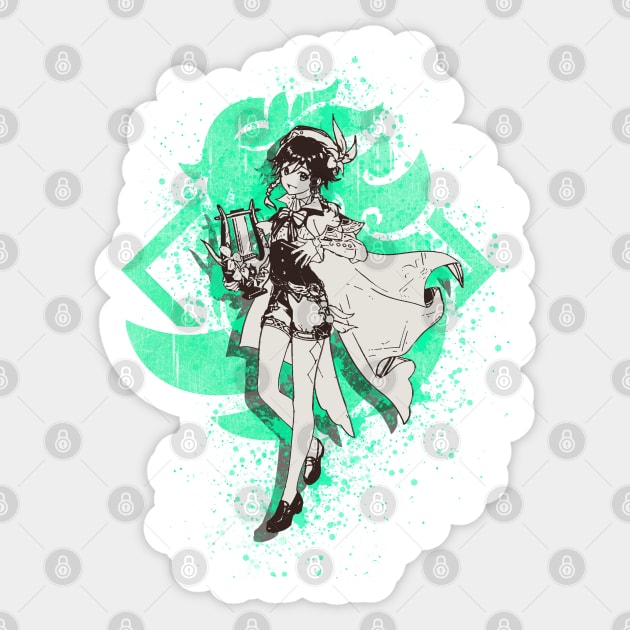 Genshin Impact Venti v2 - Genshin Impact - Sticker | TeePublic