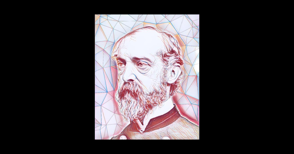 George Meade Portrait | George Meade Artwork | Line Art 5 - George ...