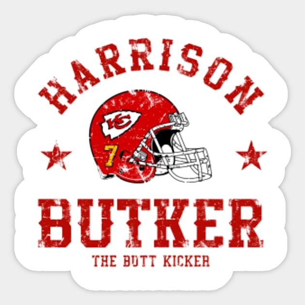 goat harison butker - Harrison Butker - Sticker | TeePublic