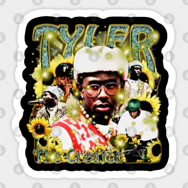 Tyler The Creator Collage - Tyler The Creator - Sticker | TeePublic