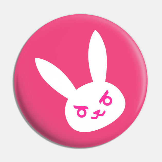 Overwatch D.va bunny - Dva - Pin | TeePublic