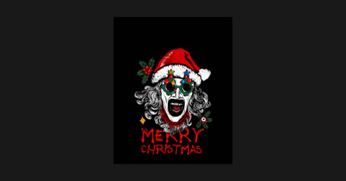 Terrifiers Santa Claus Horror Fan Art - Terrifier Santa Claus - T-Shirt ...