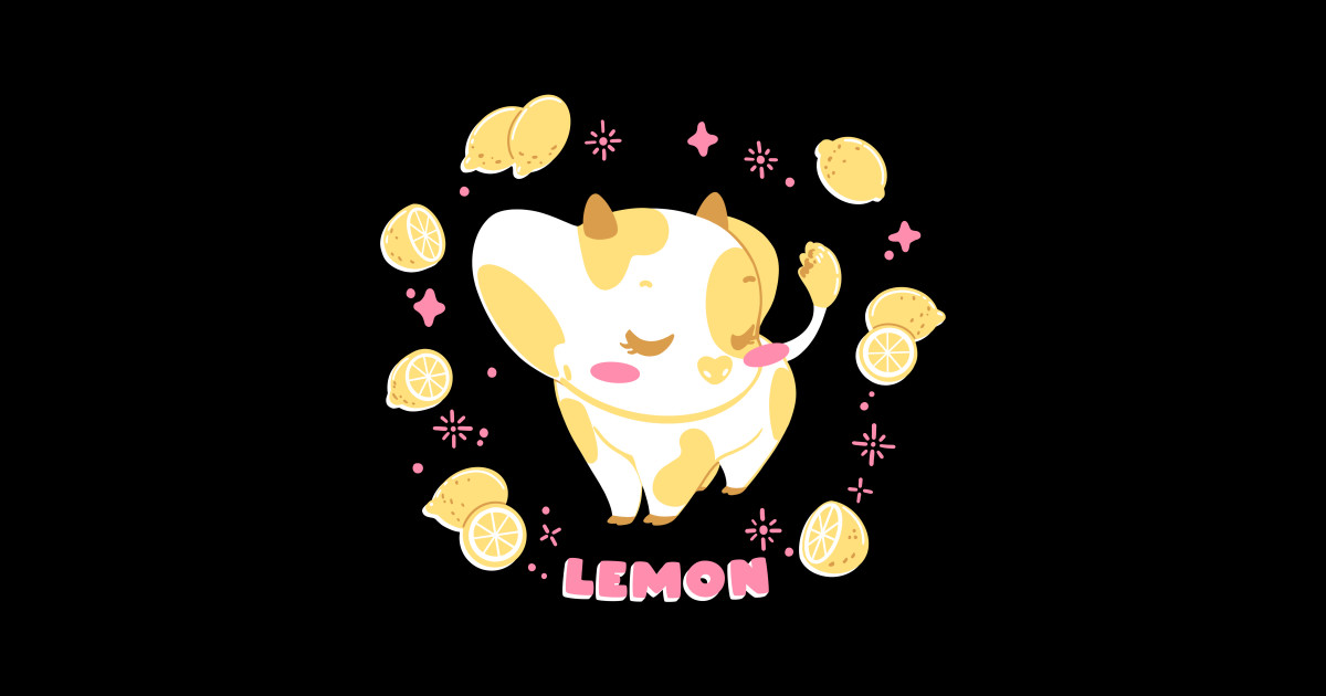 Lemon Cow - Lemon Cow - Sticker | TeePublic