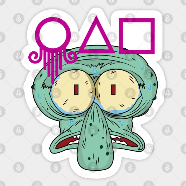 Squiddy Game - Squiddy Game - Sticker | TeePublic