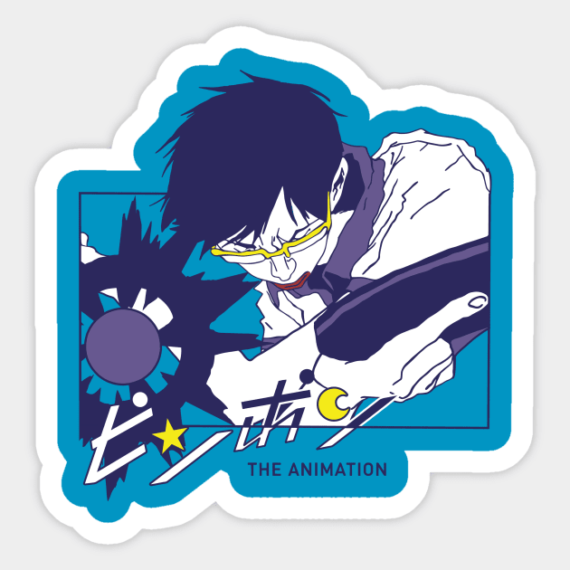 Ping Pong - The Animation - Ping Pong - Sticker | TeePublic