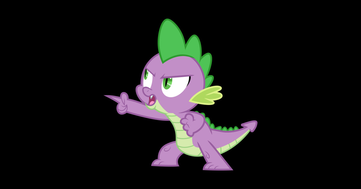 Spike fight - My Little Pony - Sticker | TeePublic