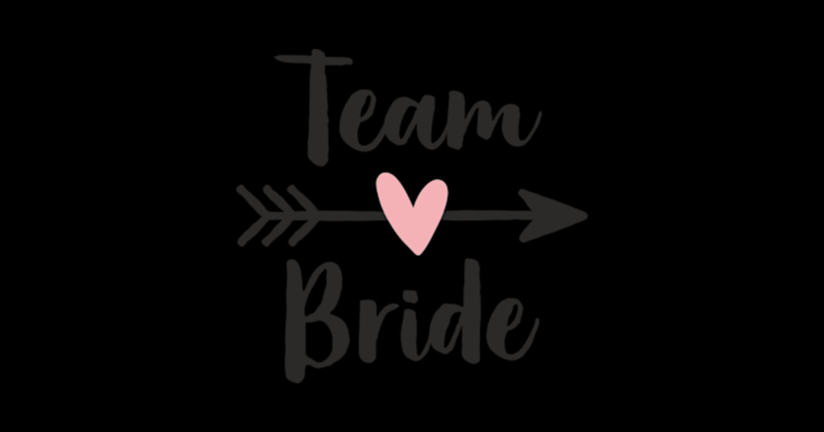 Team Bride Heart Amor Arrow Hen Party - Team Bride - Tapestry | TeePublic