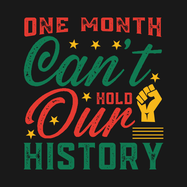 One Month Cant Hold Our History African Black History Month One