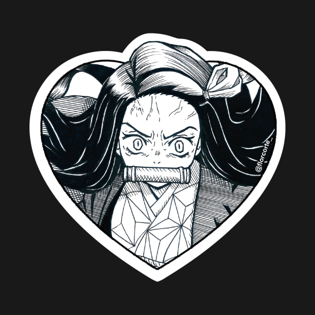 Nezuko Heart - Nezuko - T-Shirt | TeePublic