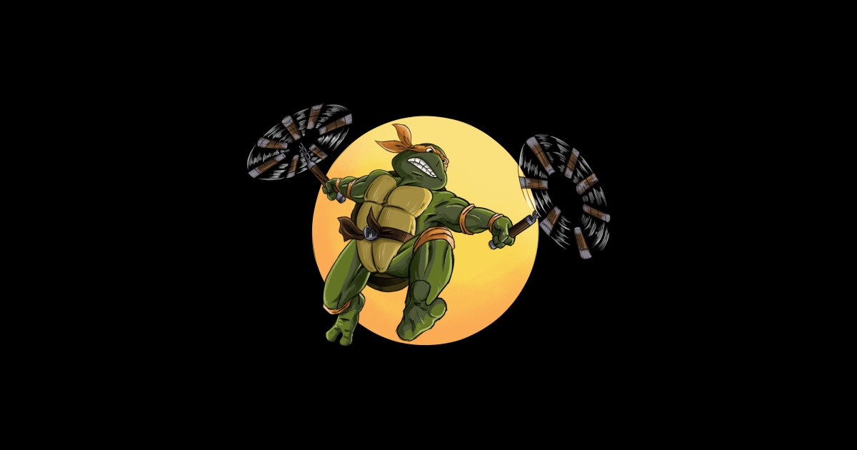 Mikey Attack - Tmnt Ninja Turtles - Sticker | TeePublic
