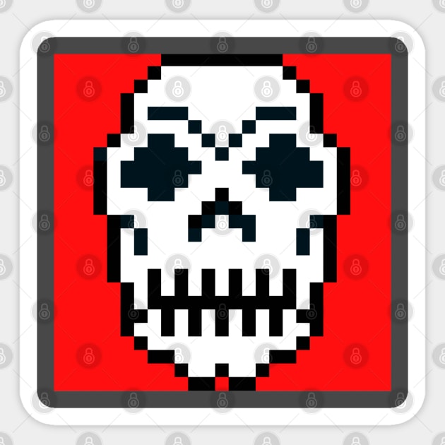 8 BIT DEATH - 8 Bit - Sticker | TeePublic
