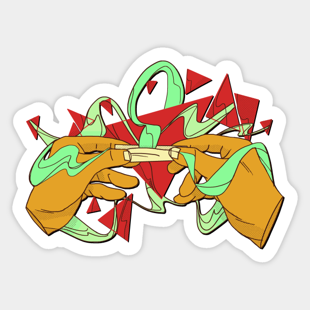 Roll a Joint - Cannabis - Sticker | TeePublic