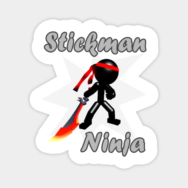 Stickman Ninja - Stickman - Magnet | TeePublic
