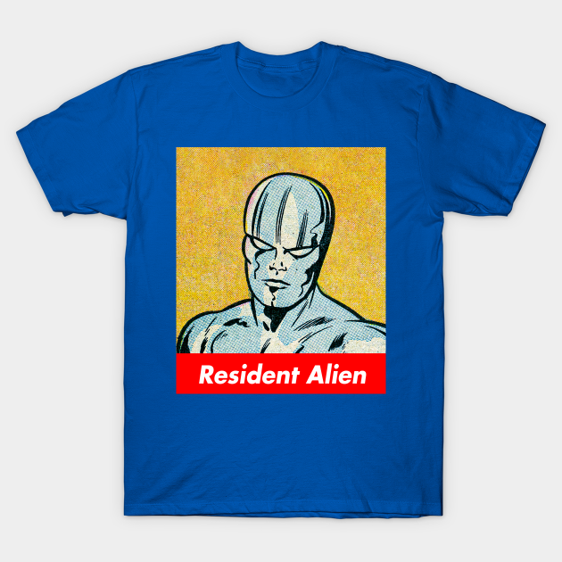 Resident Alien - Silver Surfer - T-Shirt | TeePublic