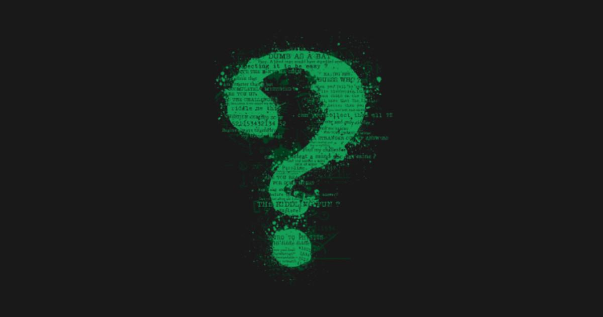 Riddle me this - Riddler - T-Shirt | TeePublic