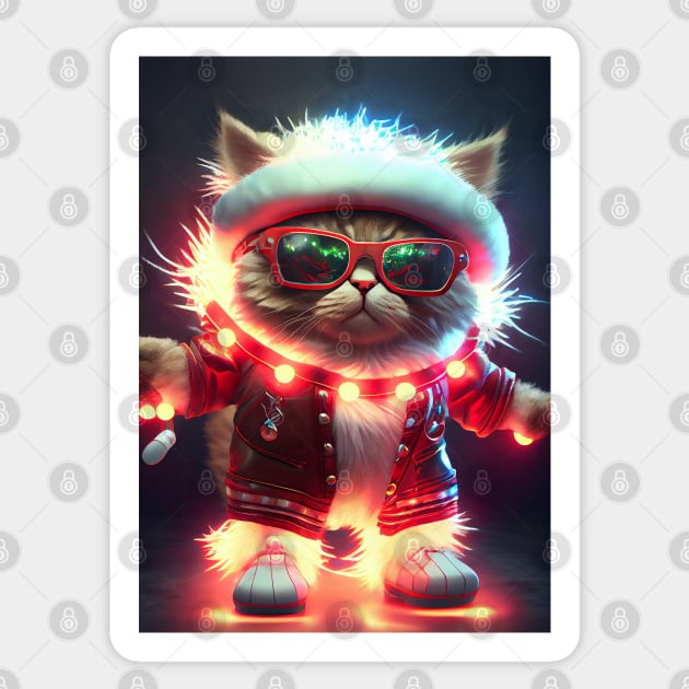 Cute Anime Cat - Anime Art design - Cute Cat - Sticker | TeePublic