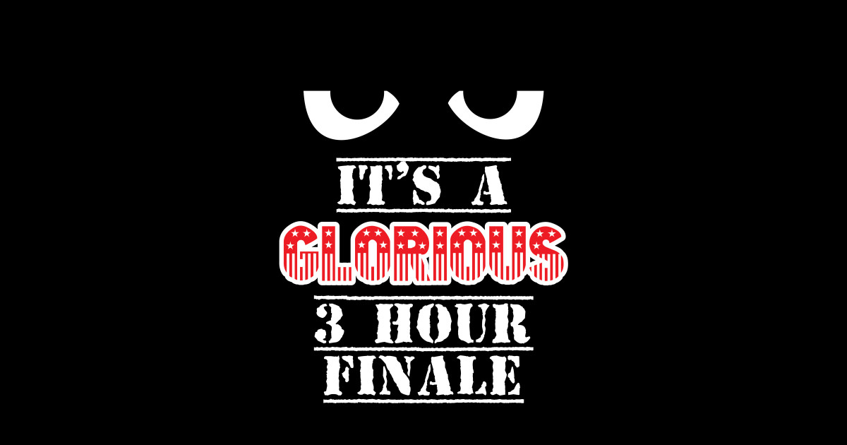It's a Glorious 3 Hour Finale! - Muppetvision3d - Sticker | TeePublic