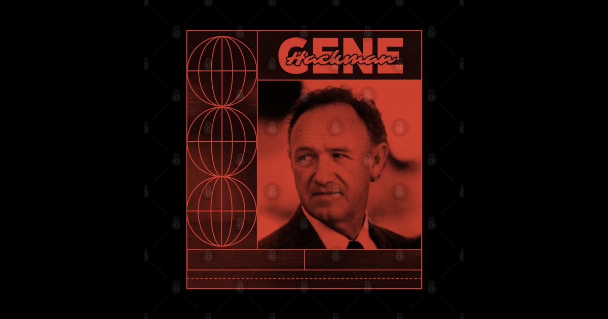 Gene Hackman - Gene Hackman - Sticker | TeePublic