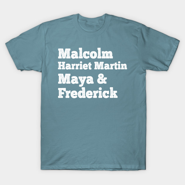 Malcolm Harriet Martin Maya & Frederick Black History Month Heroes ...