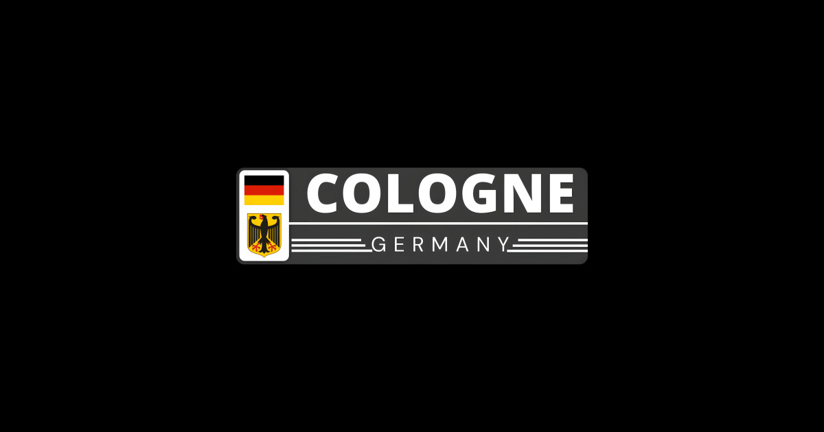Cologne City, Germany Deutschland - Cologne Design - Sticker | TeePublic