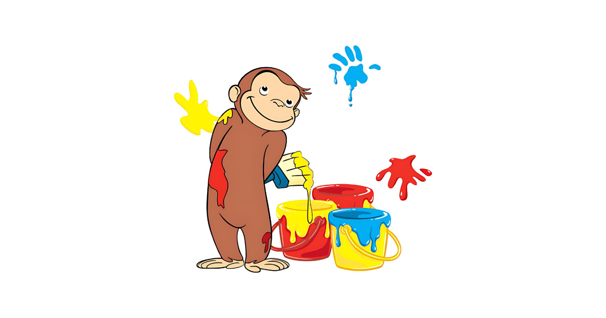 Curious George Cat - Curious George - T-Shirt | TeePublic