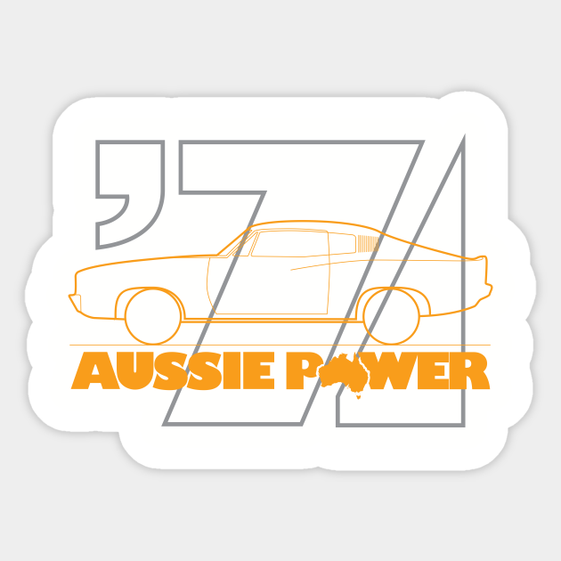 71 Valiant - Aussie Power - Valiant - Sticker | TeePublic