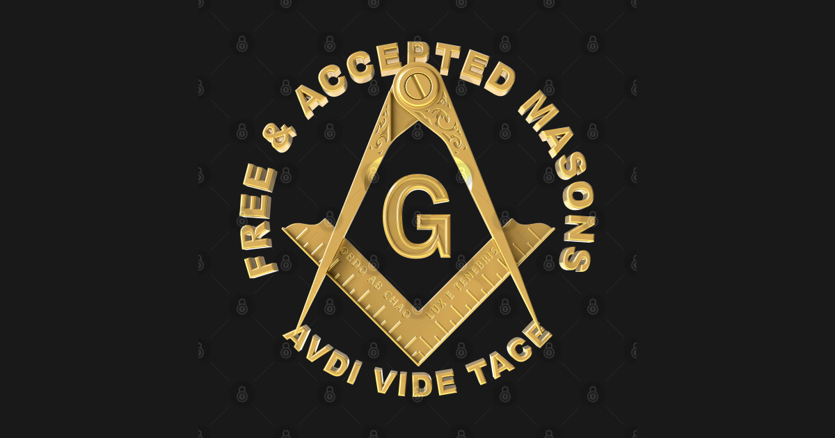 Free & Accepted Masons Masonic Freemason - Masonic - T-Shirt | TeePublic