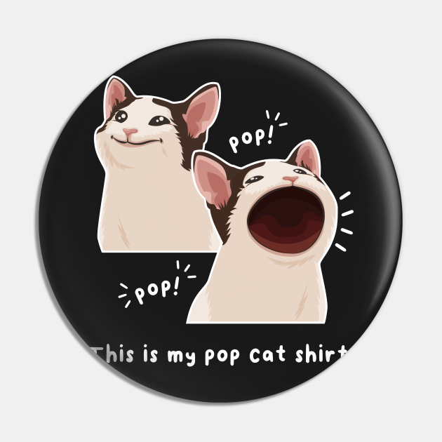 Funny Pop Cat Meme, Wide Mouth Popping Cat - Funny Pop Cat - Pin ...