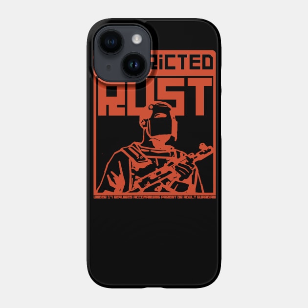 Rust- Rated R - Rust - Phone Case | TeePublic