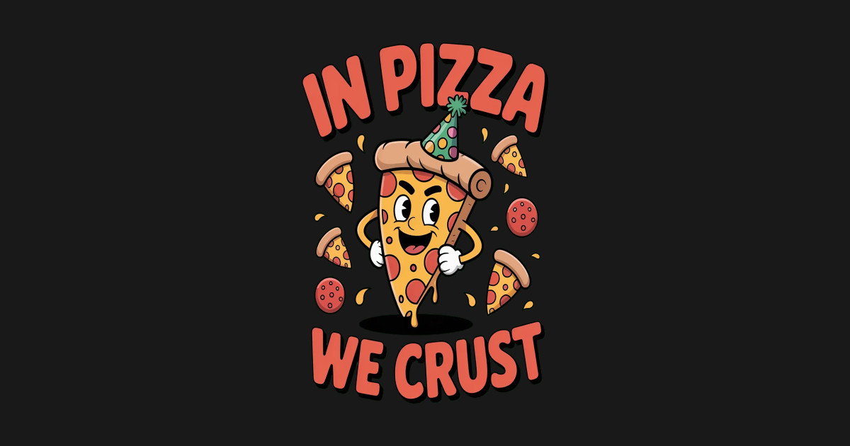 In Pizza We Crust Food Pun Party - In Pizza We Crust Food Pun Party - T ...