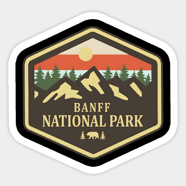 Banff National Park - Banff - Sticker | TeePublic