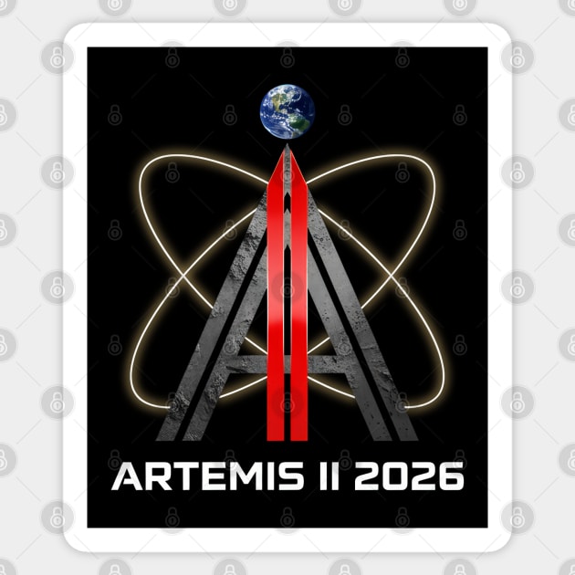Artemis 2 2026 Lunar Mission Inspired Space Emblem 3 - Artemis ...