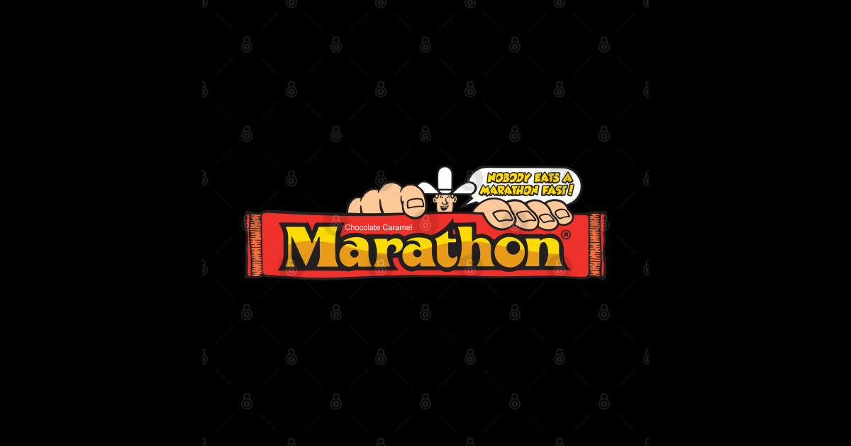 Marathon Bar - Candy - Marathon - Sticker | TeePublic