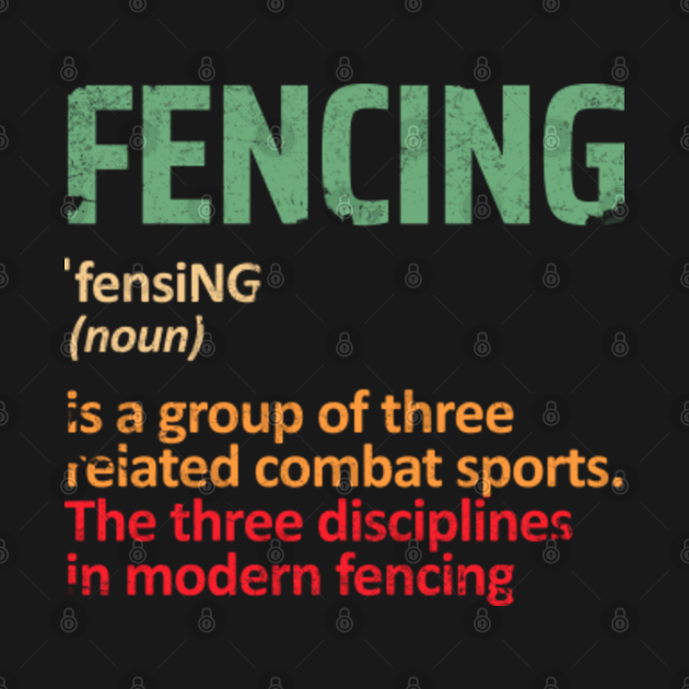 fencing quote - Fencing Quote - T-Shirt | TeePublic