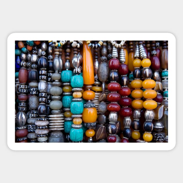 Bead Necklace Jewellery - Beads - Sticker | TeePublic