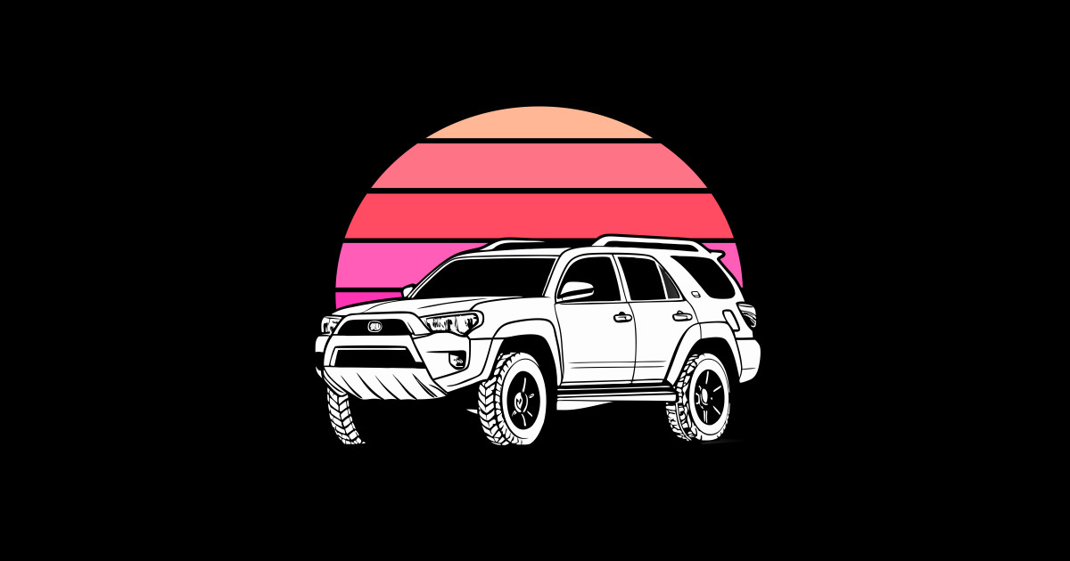 4runner retro - 4runner Retro - Sticker | TeePublic