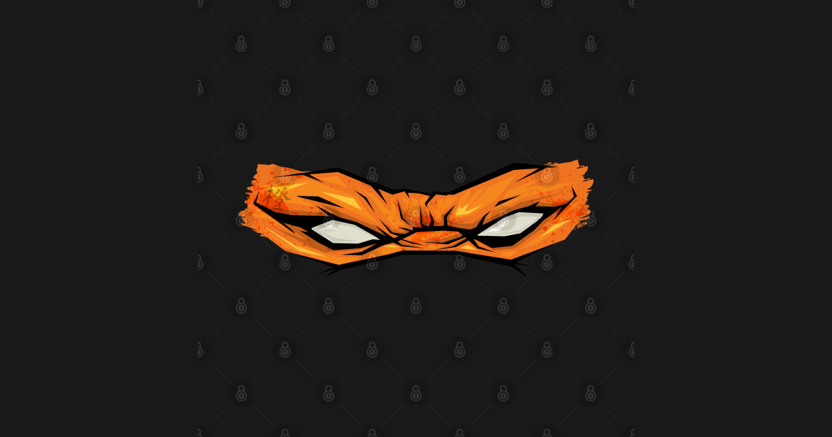 Angry Mikey mask ninja TMNT - Angry Mask Ninja Tmnt - T-Shirt | TeePublic