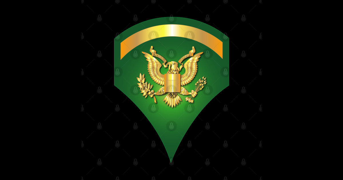 Army - Specialist 5 - E5 - Army Specialist 5 E5 - Pin | TeePublic