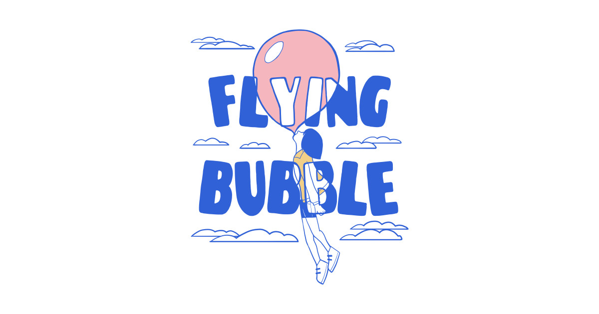 Flying Bubble - Bubble Gum - T-Shirt | TeePublic