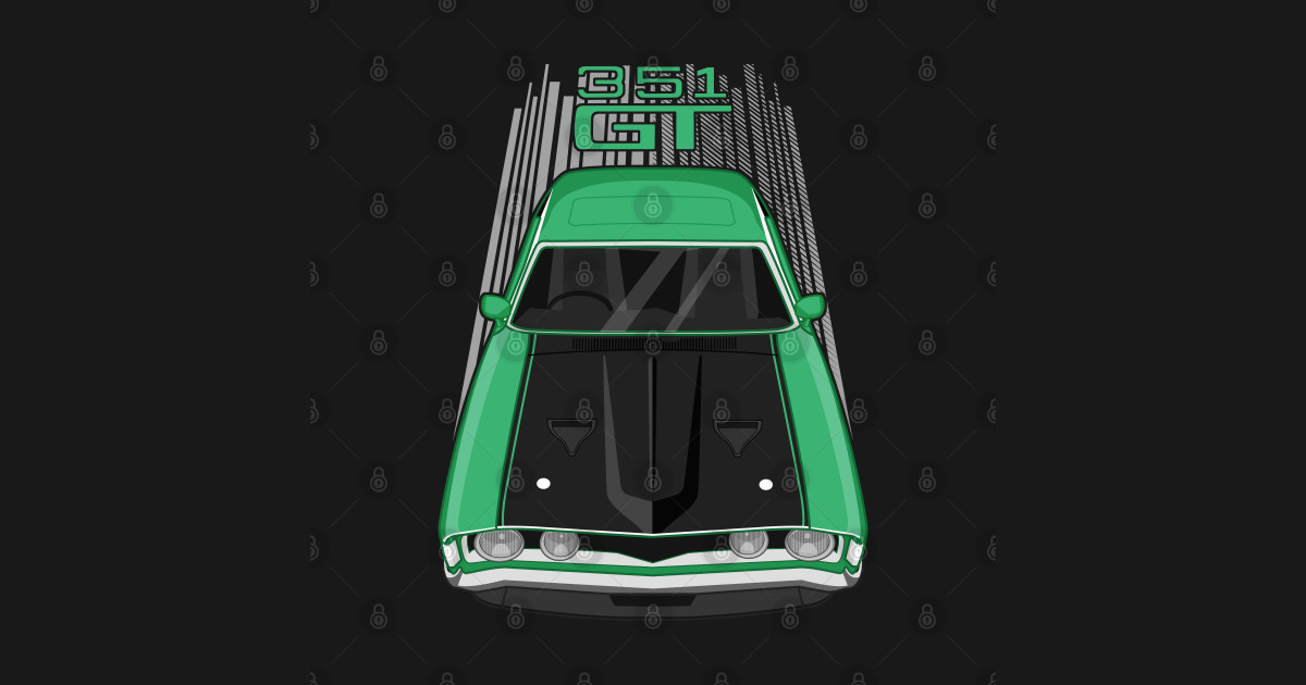Ford Falcon XA GT 351 - Calypso Green and Black - Ford Falcon Xa Gt 351 ...